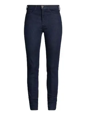 Emporio Armani Skinny Jeans With Brand Logo - Blue