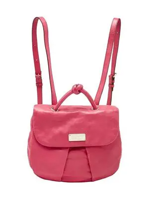 Marc Jacobs Leather Flap Backpack - Pink