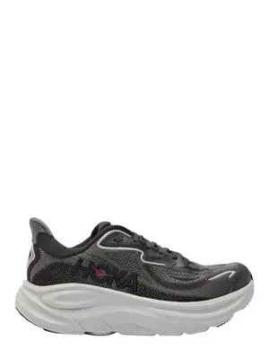 HOKA® Clifton 10 Jacquard Mesh-knit Sneakers - Grey