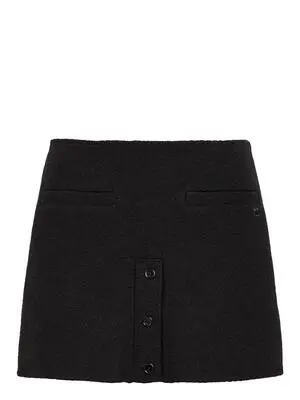 COURREGES Tweed Mini Skirt - Black