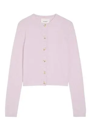 LISA YANG Felicia Cashmere And Silk-blend Cardigan - Pink