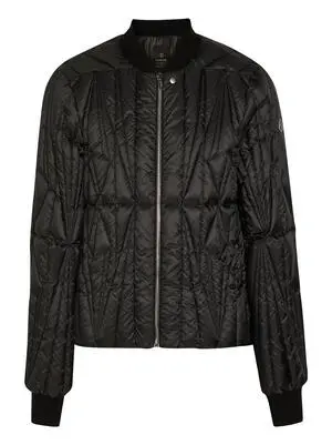 Rick Owens X Moncler Geocamo Padded Flight Jacket - Black