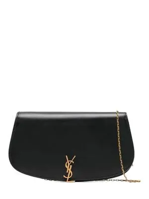 Saint Laurent Demilune Wallet-on-chain - Black