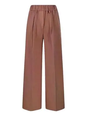 FORTE_FORTE Palazzo Trousers - Brown