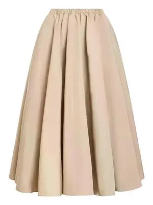 Patou Elasticated-waist Maxi A-line Skirt - Neutrals