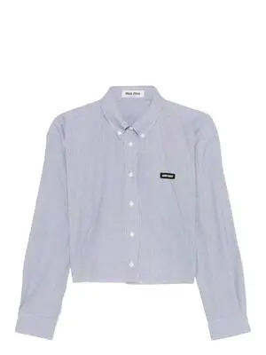 Miu Miu Button-fastening Shirt - Blue