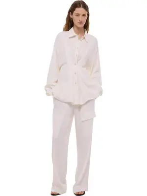 Helmut Lang Cinched Shirt - Ivory