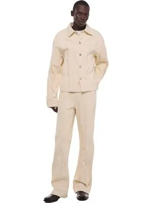 Helmut Lang Crushed Carpenter Jacket - Muslin