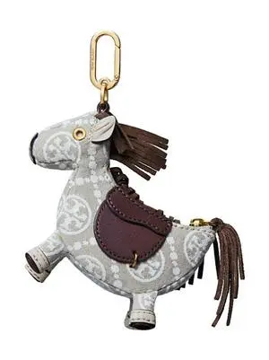 Tory Burch Horse Coin Purse Bag Charm - Gray/multi