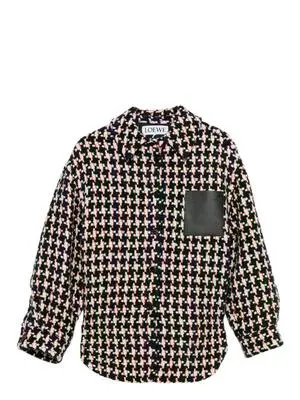 Loewe Houndstooth Jacket - Blue