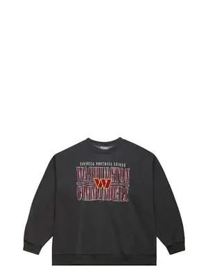 Mitchell & Ness Washington Commanders Downtown Collection Fleece Sweatshirt By - Black