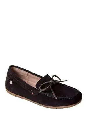 Minnetonka Moc Toe Driving Loafer - Black