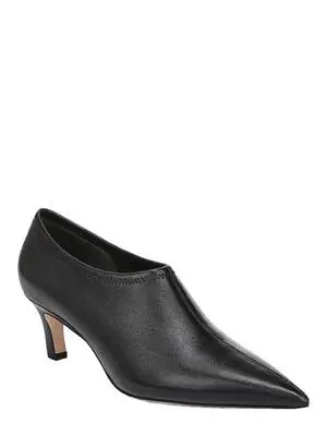 FAVORITE DAUGHTER Stoj Pointed Toe Kitten Heel Booties - Black
