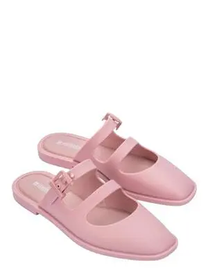 Melissa Anastasia Mary Jane Mule - Matte Pink