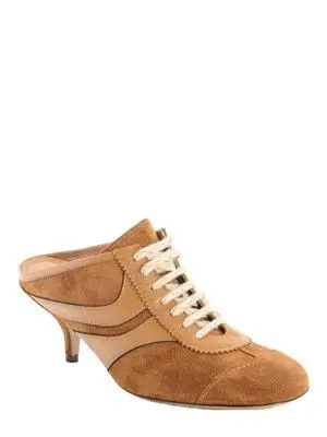 Dries Van Noten Heeled Sneaker Mule - Tan