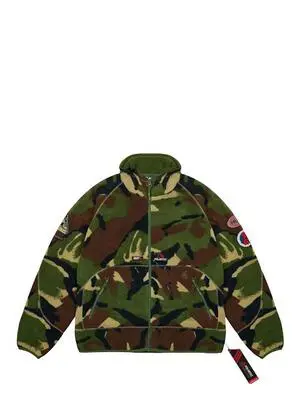 PALACE Polartec Full Zip Funnel Jacket - Woodland Camo