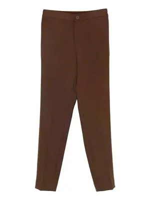 Sandro Regular Trousers - Brown