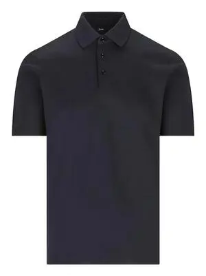 Herno Short Sleeves Polo Shirt - Blue