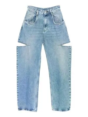 MAISON MARGIELA Cut-out Denim Jeans - Blue