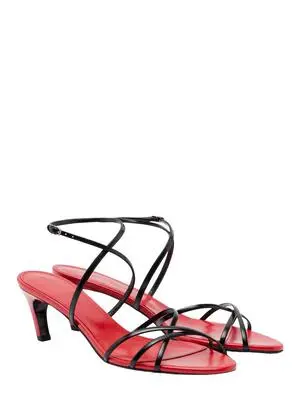 Proenza Schouler Uma Leather Slingback Sandals - Red