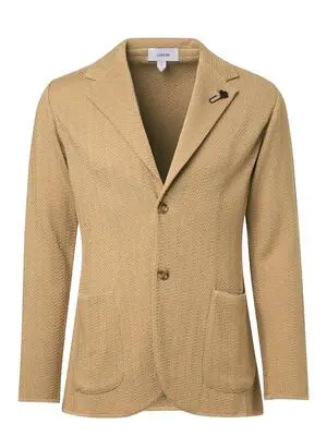 LARDINI Cotton-blend Blazer - Beige