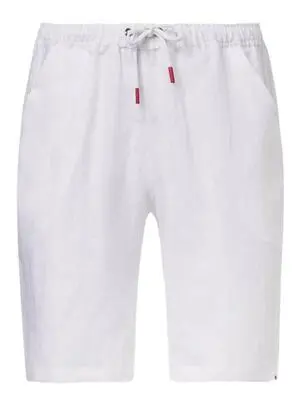 Kiton Linen Shorts - White