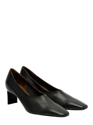 Khaite Cecilia Leather Pumps - Black