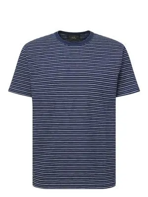 Ralph Lauren Striped Cotton Jersey T-shirt - Blue
