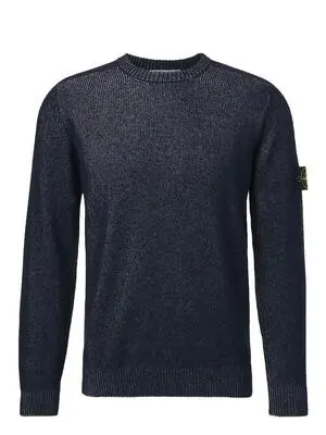 Stone Island Compass Cotton-blend Sweater - Blue