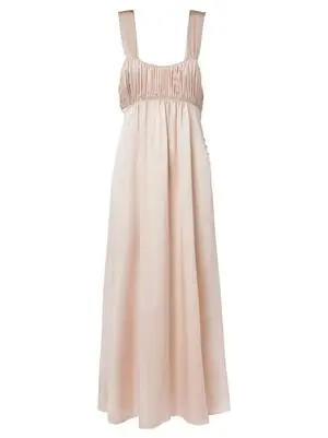 Chloé Silk Midi Dress - Pink