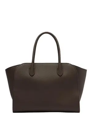 THE ROW Marlo 12 Leather Tote Bag - Brown