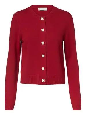 Tory Burch Cashmere Cardigan - Red