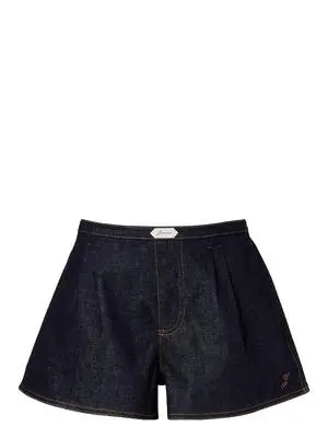 Jacquemus Logo Denim Shorts - Blue