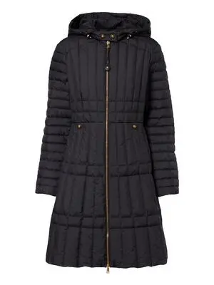 MONCLER Menthe Long Quilted Down Coat