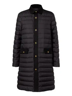 Moncler Jujulong Quilted Down Coat - Black