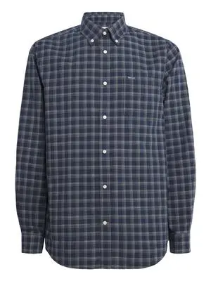 Barbour Cotton Bramwell Tailored Shirt - Navy