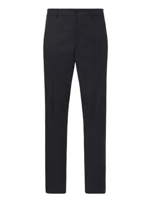 Moncler Cotton-blend Straight Pants - Blue