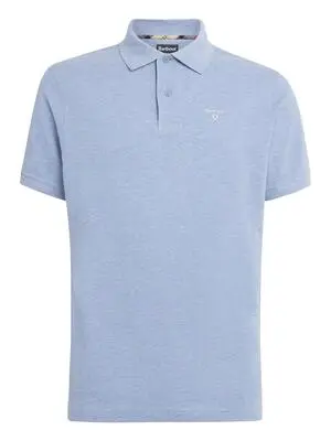 Barbour Cotton Pique Polo Shirt - Blue