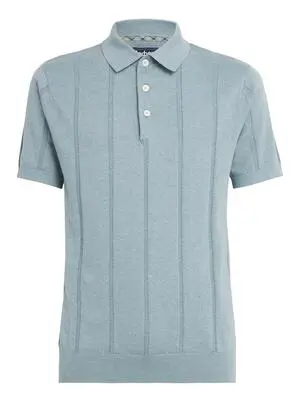 Barbour Cotton Wellburn Polo Shirt - Green