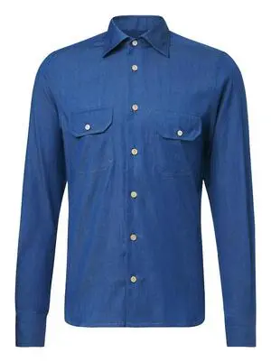 Kiton Denim Shirt - Blue