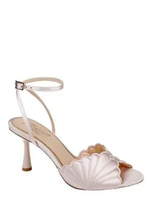 Badgley Mischka Paradise Ankle Strap Sandal - Champagne Satin