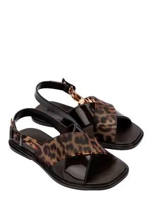Melissa Cleo Slingback Sandal - Brown