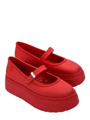 Melissa Soft Ballerina Platform Mary Jane Red