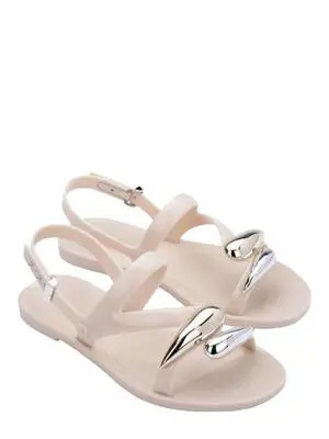 Melissa Iris Slingback Sandal Beige/gold