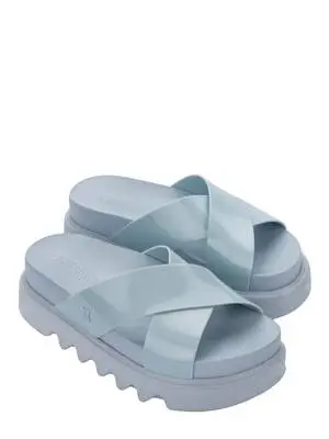 Melissa Cozy Cross Platform Slide Sandal - Blue