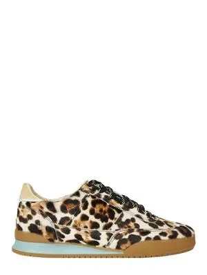 Paul Smith Leopard 'dover' Trainers - Brown