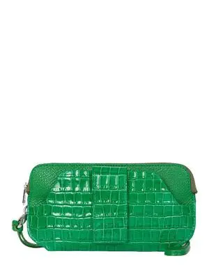 Paul Smith Croc Effect Travel Pouch - Green