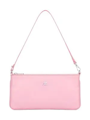 COURREGES Leather Mini Bag - Pink