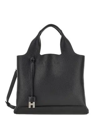 Hogan Leather Tote - Black