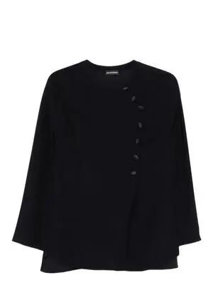 Emporio Armani Shirt With Button Detailing - Blue
